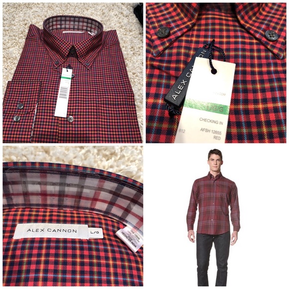 Alex Cannon | Shirts | Mens Alex Cannon Plaid Shirt | Poshmark